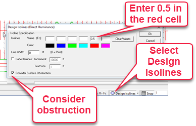 Place Luminaires to Meet IES Criteria